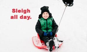 Sledding Puns For Some Winter LOLs