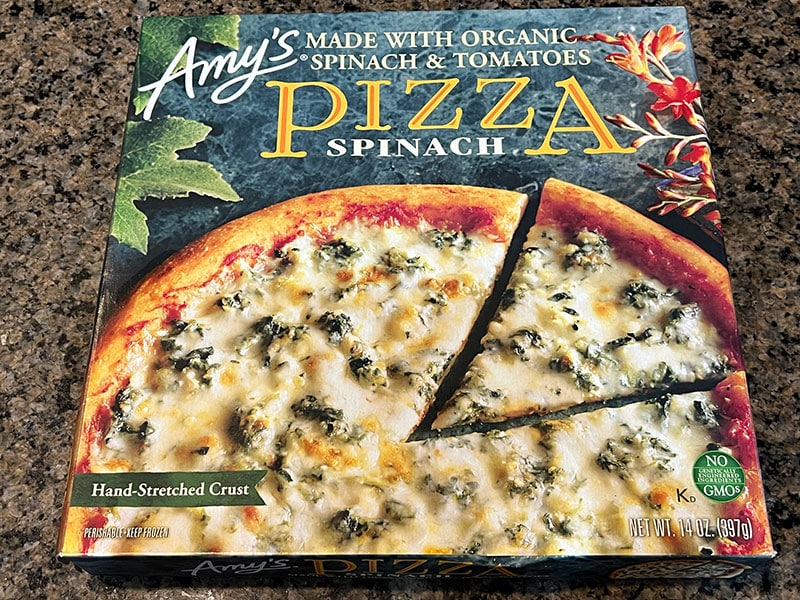 Amy’s Spinach Pizza Review
